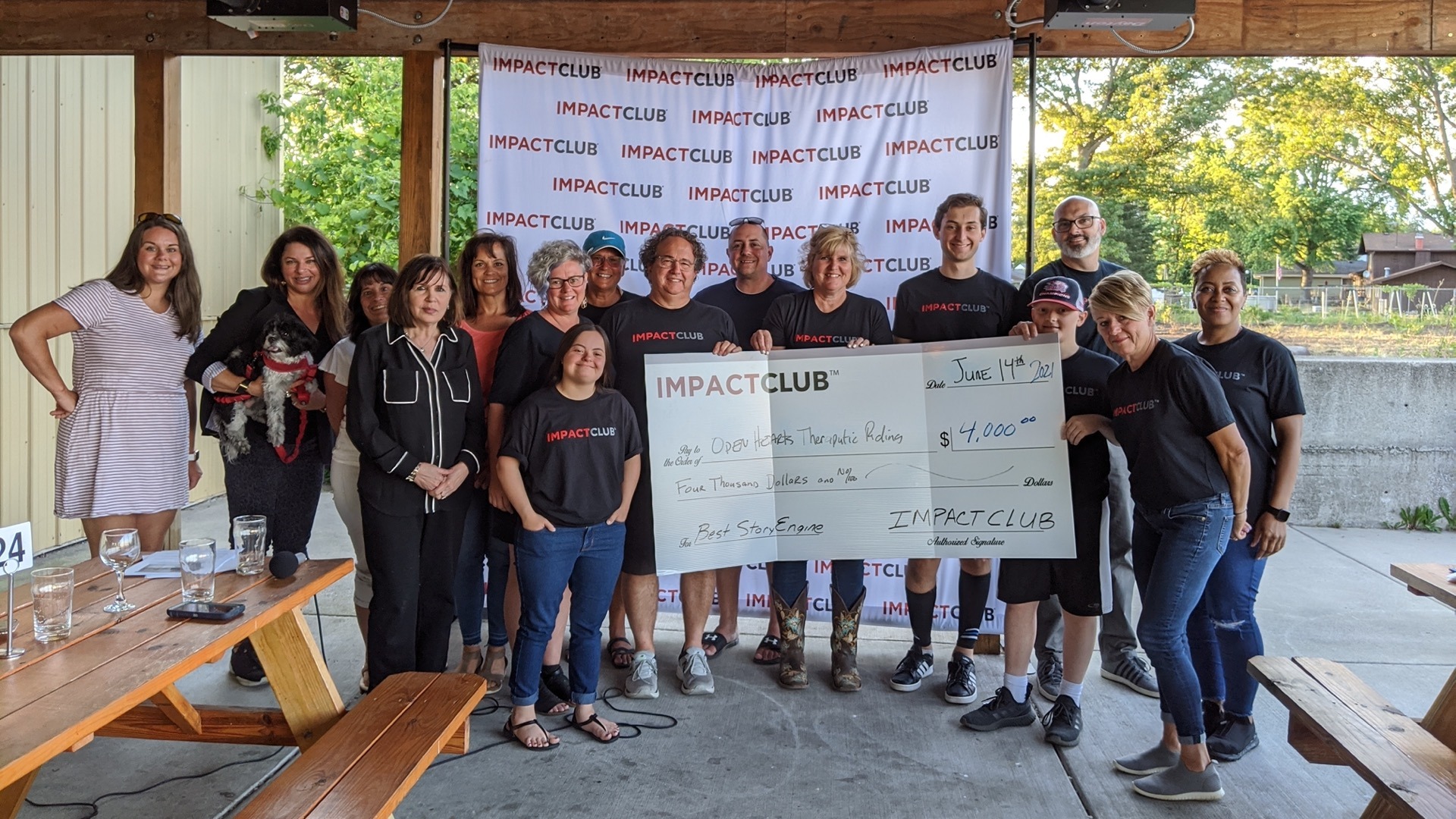 Tri Town Donates $3,900 - ImpactClub®
